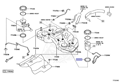 SU003-01019 - Toyota - Gasket, Fuel Suction Tube Set - Nengun Performance