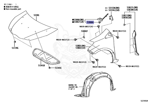 55799-52020 - Toyota - CLIP - Nengun Performance