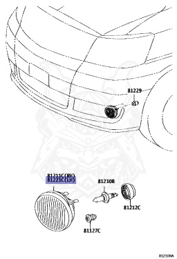 81221-13040 - Toyota - FOG LAMP UNIT, LH - Nengun Performance