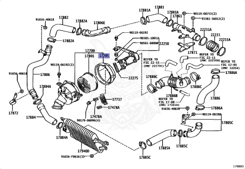 17705-42100 - Toyota - Cap Sub-assy, Air Cleaner - Nengun Performance