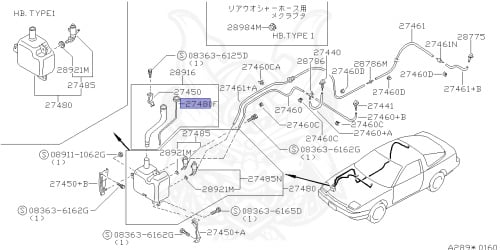 28913-35F00 - Nissan - Cap, Windshield Washer Tank - Nengun Performance