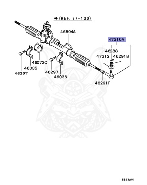 MR476457 - Mitsubishi - TIE ROD END ASSY - Nengun Performance
