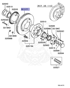 MB699716 - Mitsubishi - FR BRAKE DISC - Nengun Performance