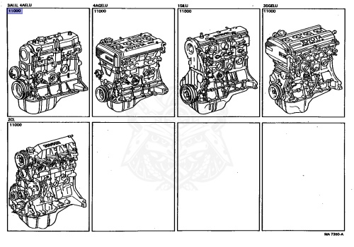 19000-15190 - Toyota - PARTIAL ENGINE ASSY - Nengun Performance