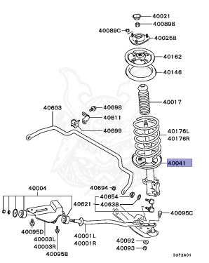 MR554614 - Mitsubishi - FR SUSP STRUT - Nengun Performance