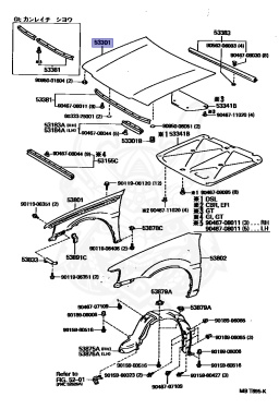 53301-10311 - Toyota - HOOD SUB-ASSY - Nengun Performance