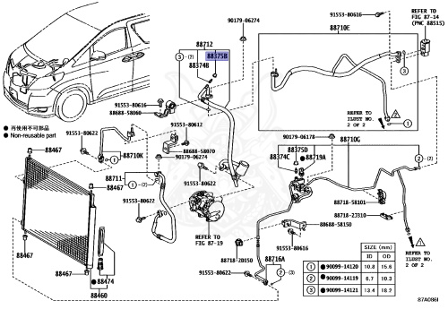 88375-30290 - Toyota - Cap, Service Valve, No.1 - Nengun Performance