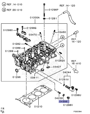 MF660035 - Mitsubishi - GASKET, METAL - Nengun Performance