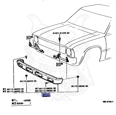 52111-39106 - Toyota - FRONT BUMPER ASSY - Nengun Performance
