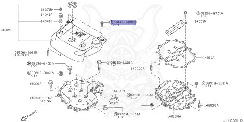 08146-6202H - Nissan - SCREW - Nengun Performance