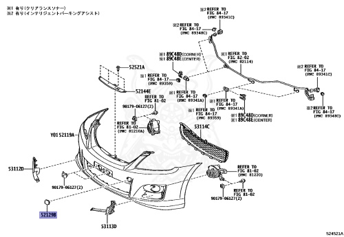 52129-30070-C0 - Toyota - LOWER FRONT BUMPER COVER - Nengun Performance