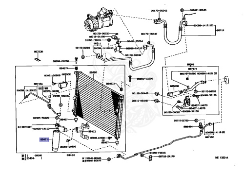 88471-34010 - Toyota - AIR CON RECEIVER - Nengun Performance