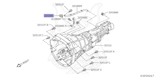 31069-65F00 - Nissan - Bracket, Breather Hose - Nengun Performance