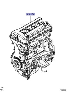 1000C966 - Mitsubishi - Engine Assy, long - Nengun Performance