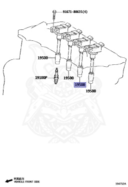 90919-02272 - Toyota - IGNITION COIL ASSY - Nengun Performance