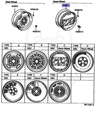 42611-16200 - Toyota - DISC WHEEL - Nengun Performance