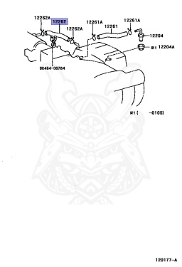 12262-46090 - Toyota - VENTILATION HOSE, NO.2 - Nengun Performance