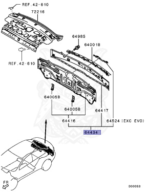 5281A179 - Mitsubishi - REAR END PANEL - Nengun Performance