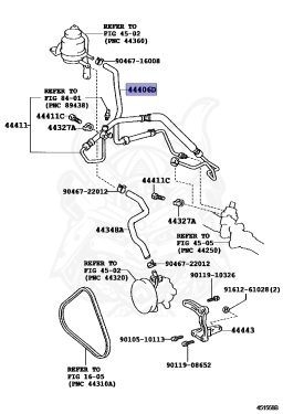 44406-53060 - Toyota - RETURN TUBE SUB-ASSY, NO.1 - Nengun Performance