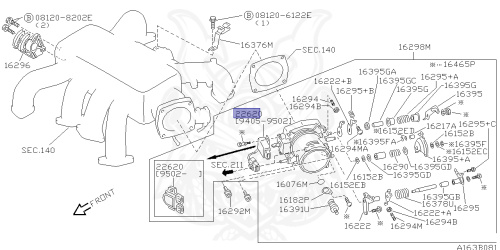22620-17U00 - Nissan - THROTTLE SWITCH - Nengun Performance