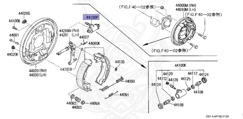 44100-08G10 - Nissan - REAR WHEEL CYLINDER ASSEMBLY - Nengun Performance