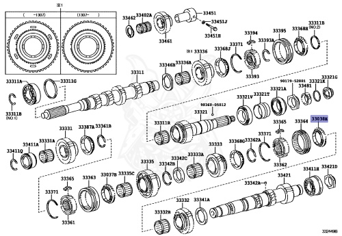 33038-37020 - Toyota - Ring Set, Synchronizer, No.2 - Nengun Performance