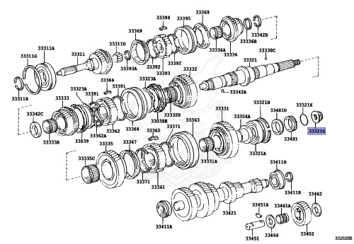 90179-24008 - Toyota - NUT (FOR MANUAL TRANSMISSION OUTPUT SHAFT REAR ...