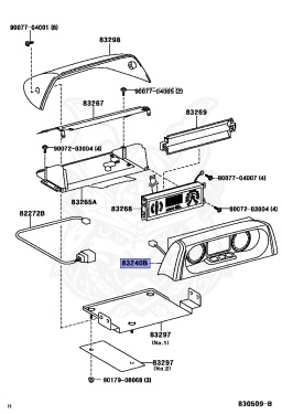 83240-60200-E0 - Toyota - ACCESSORY METER CASE ASSY - Nengun Performance
