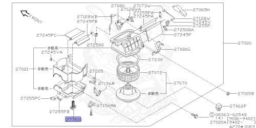 27761-0P000 - Nissan - POWER MODULE ASSEMBLY - Nengun Performance