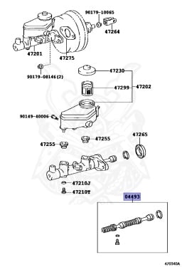 04493-32080 - Toyota - BRAKE MASTER CYLINDER KIT - Nengun Performance