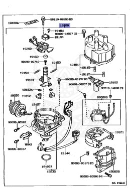 19020-15120 - Toyota - Distributor Assy - Nengun Performance