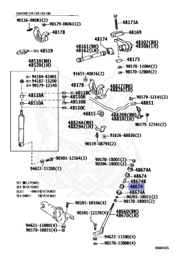48674-26021 - Toyota - Strut Bar Cushion - Nengun Performance