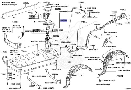 77024-28070 - Toyota - Fuel Suction Plate Sub-assy - Nengun Performance
