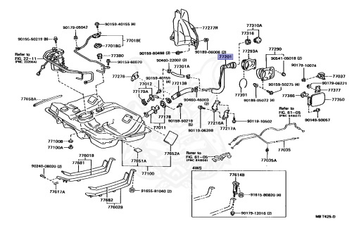 77201-20360 - Toyota - Fuel Tank Inlet Pipe Sub-assy - Nengun Performance