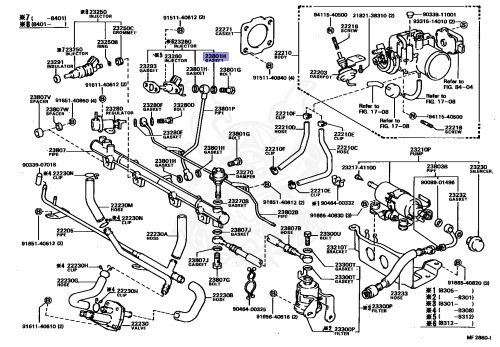 90430-08005 - Toyota - Gasket (for Fuel Pipe) - Nengun Performance