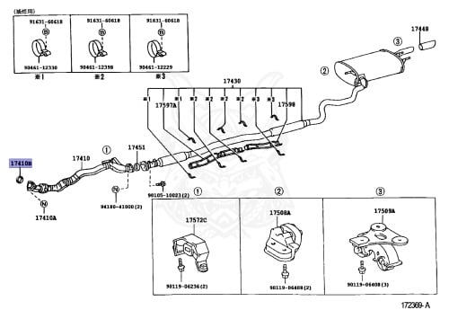 90917-06066 - Toyota - Exhaust Pipe Gasket - Nengun Performance