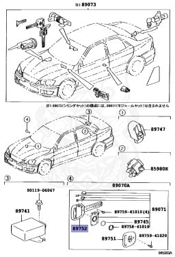 89752-51010 - Toyota - Transmitter Housing Case - Nengun Performance