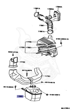 17893-15050 - Toyota - Intake Air Resonator - Nengun Performance