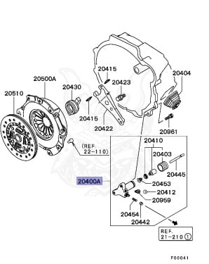 MR165177 - Mitsubishi - Clutch Release Cylinder Assy - Nengun Performance
