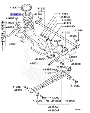 MR210763 - Mitsubishi - Rear Susp Coil Spring - Nengun Performance