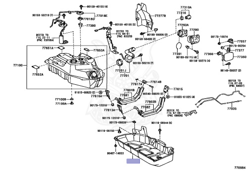 77641-20040 - Toyota - Protector, Fuel Tank, No.1 - Nengun Performance