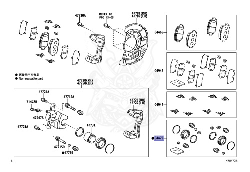 04478-12060 - Toyota - Front Disc Brake Cylinder Kit - Nengun Performance