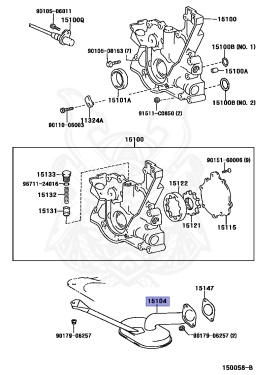 15104-46060 - Toyota - Oil Strainer Sub-assy - Nengun Performance