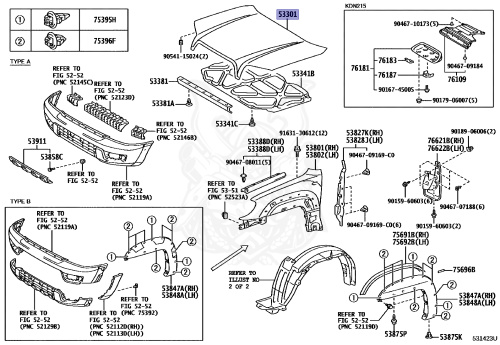 53301-35130 - Toyota - Hood Sub-assy - Nengun Performance