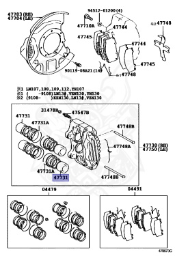 47731-35010 - Toyota - Front Disc Brake Piston - Nengun Performance