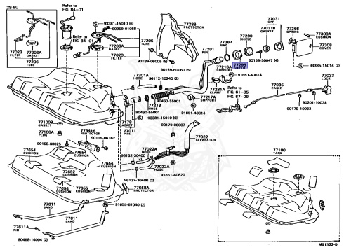 77293-32010 - Toyota - Shield, Fuel Filler Pipe - Nengun Performance