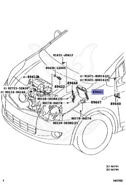 89661-52G10 - Toyota - Engine Control Computer - Nengun Performance