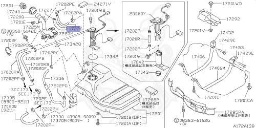 17226-01U01 - Nissan - Ventilation Hose - Nengun Performance