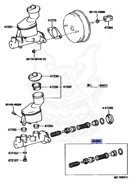 04493-33060 - Toyota - Brake Master Cylinder Kit - Nengun Performance