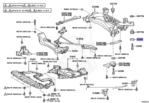 52283-30050 - Toyota - Stopper - Nengun Performance